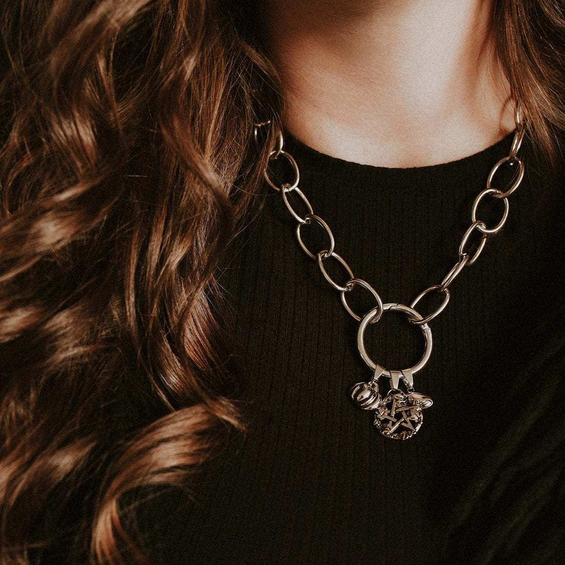Charm Coven Talisman Necklace | Goth Charm Necklaces & Bracelets ...