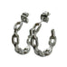 Chained Up Chain Earrings | Stainless Steel Chain Jewellery – Mysticum ...